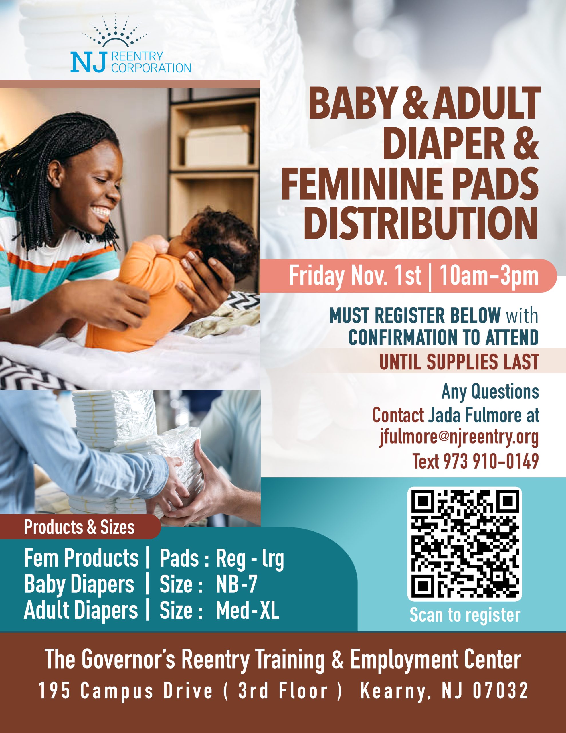 NJRC Baby & Adult Diaper & Feminine Pads Distribution – NJ Reentry ...