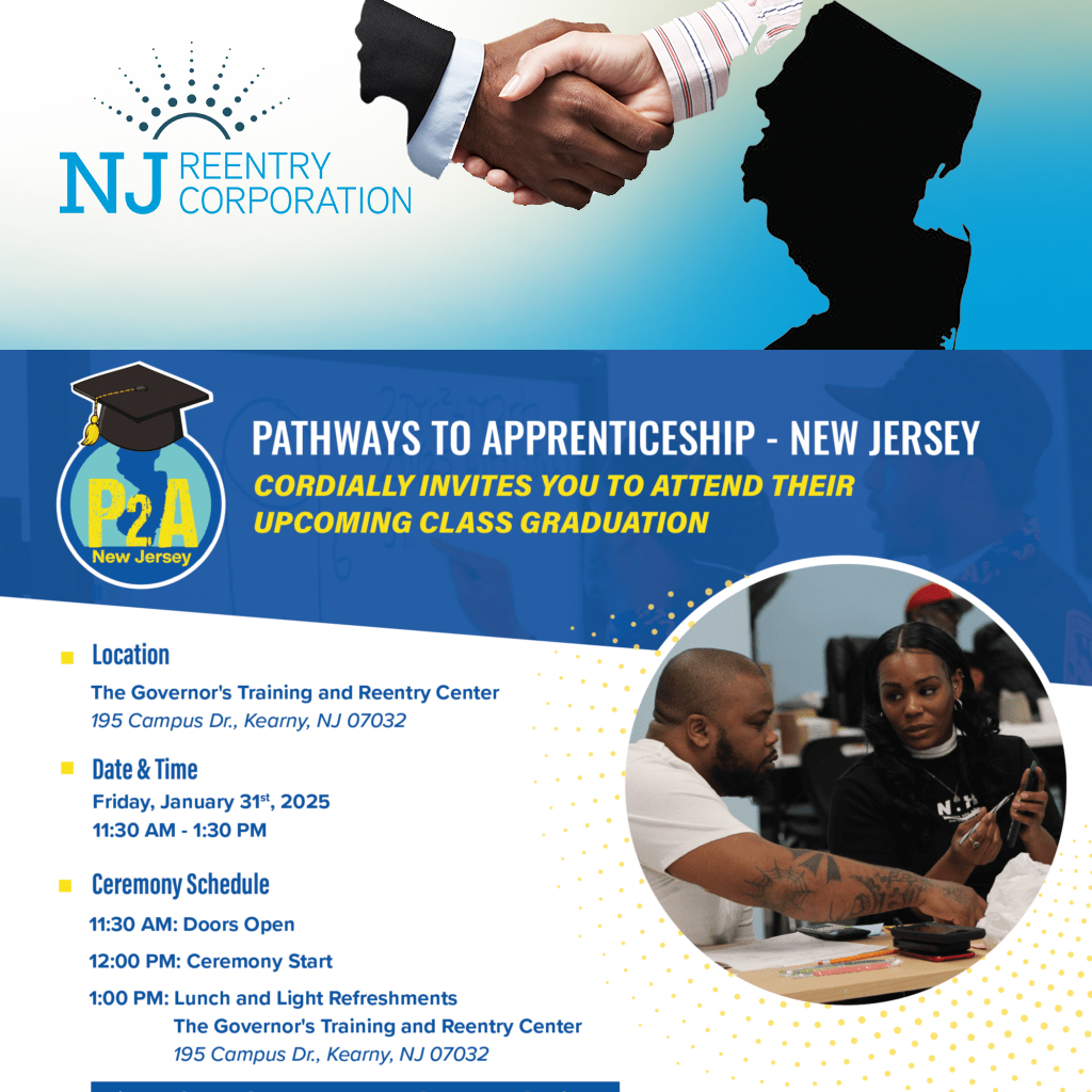 Pathways to Apprenticeship: Class Graduation Celebration – NJ Reentry Corporation