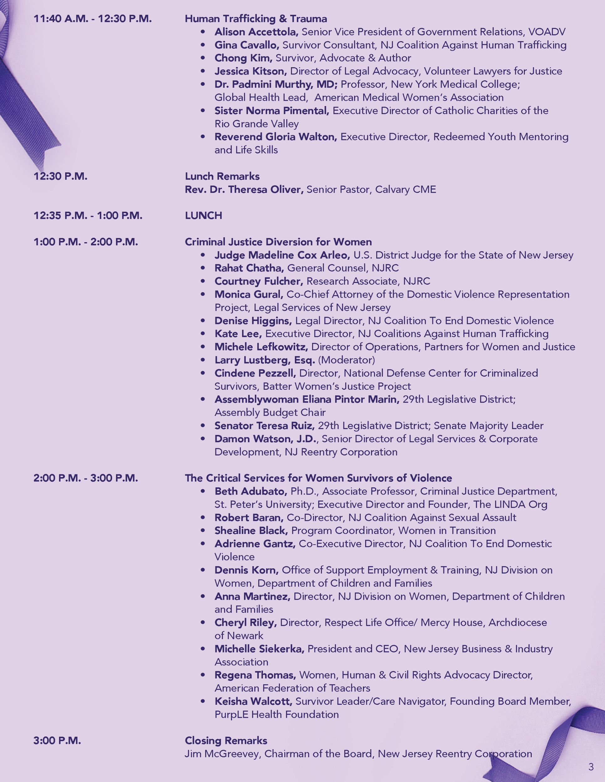 Annual Reentry Conference – NJ Reentry Corporation